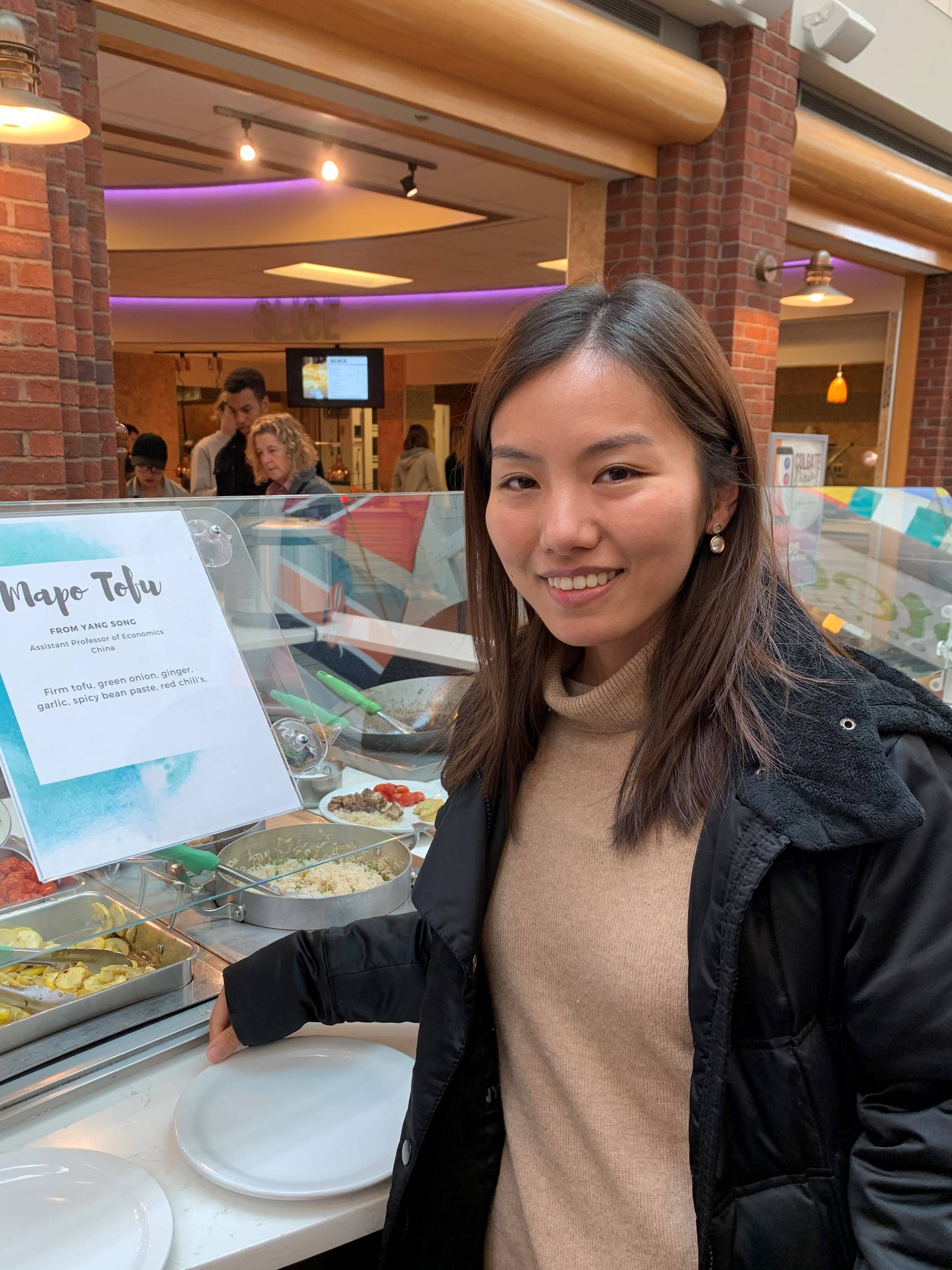 Professor Yang Song cooks for International Education Week | Colgate ...