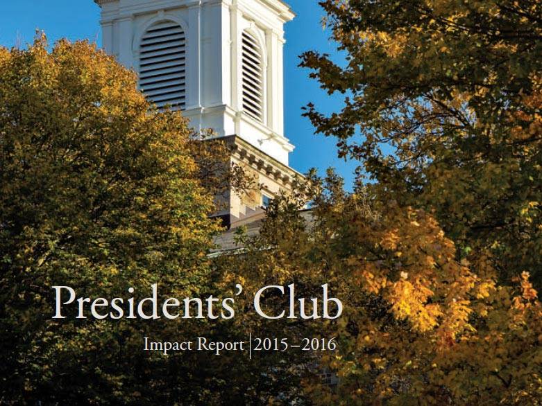 Presidents' Club Impact Report 2016 | Colgate University
